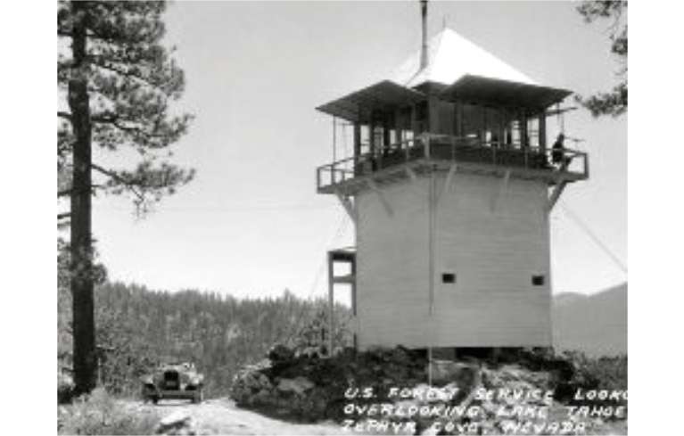 Then and now: Fire lookout still stands tall - Lake Tahoe NewsLake ...