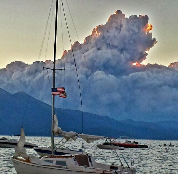 King Fire explodes to 70,000 acres; Hwy. 50 closed - Lake Tahoe ...