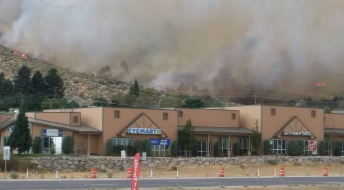 Carson City fire at 100 acres, 25% containment - Lake Tahoe NewsLake ...